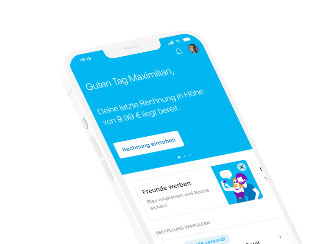 Mein Blau App: Alles mobil erledigen | Blau