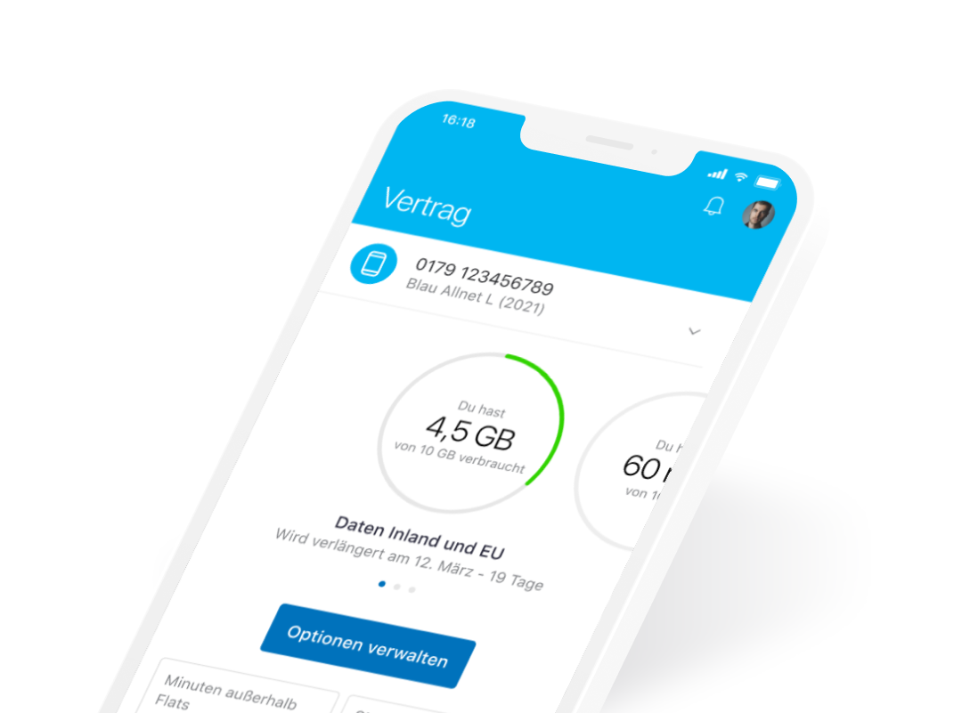 Mein Blau App: Alles mobil erledigen | Blau